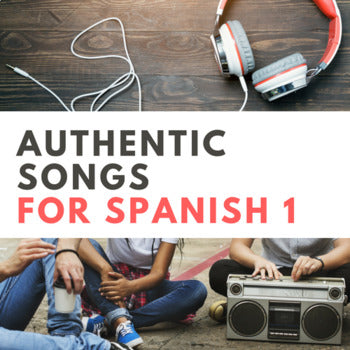 Songs in Spanish: Spanish 1 Activities and Lyrics – Spanish Mama